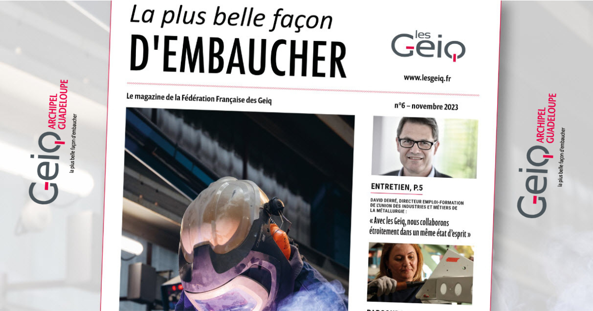 Découvrez le sixième numéro du magazine des GEIQ de France "La plus ...